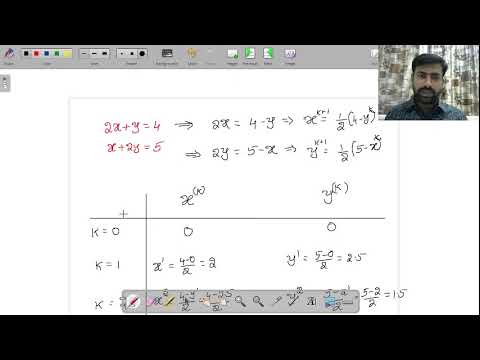 Jacobi and Gauss Seidel Methods