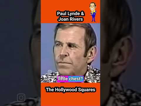 Paul Lynde and Joan Rivers on her small Chest! hilarious!
