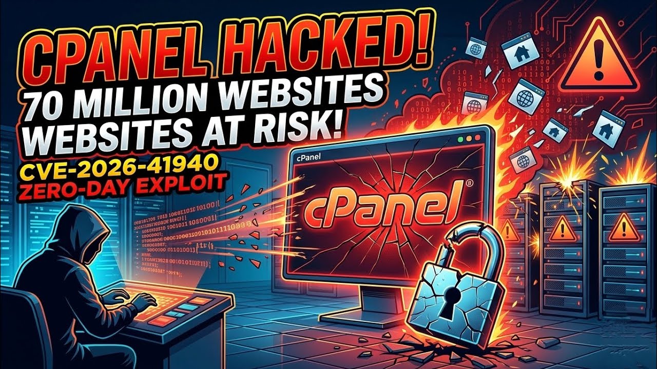 URGENT: The cPanel Hack Putting 70 Million Websites at Risk (CVE-2026-41940)