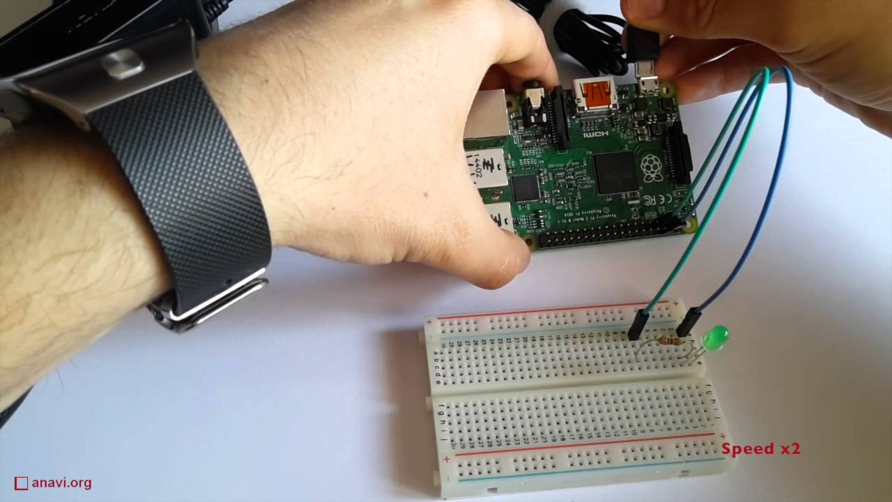 JavaScript for IoT: Blinking LED on Raspberry Pi with Node.js