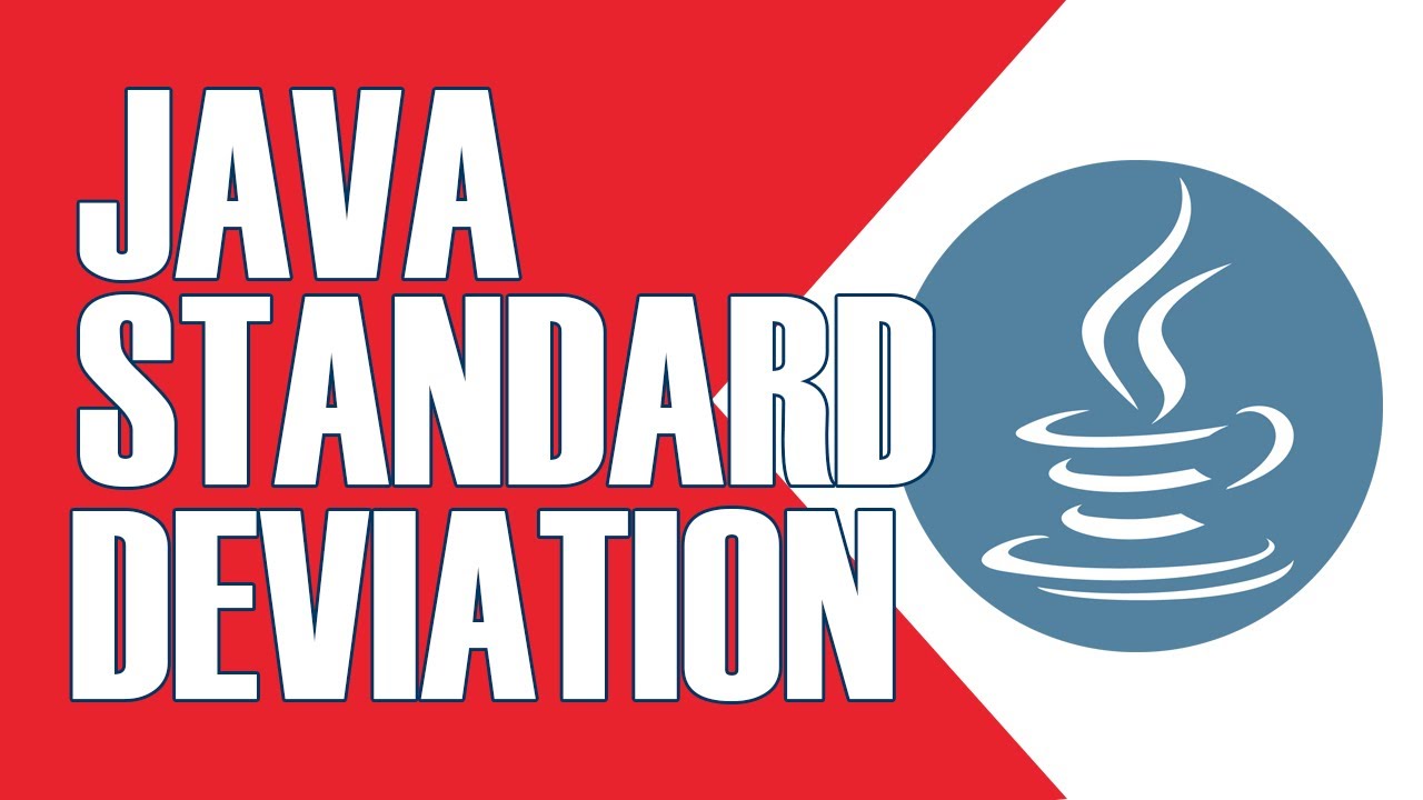 CALCULATE FOR STANDARD DEVIATION USING JAVA