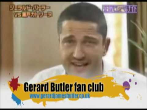 Gerard Butler interview talking in Japanese and Scottish accent