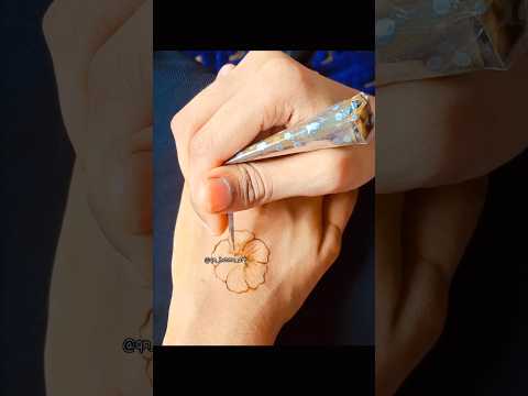 #henna #hibiscusflower #mehndi #designbyme #beginners #followme #subscribe #newvideos #reels