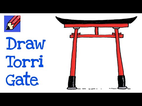 How to Draw a Japanese Torri Gate Real Easy – Shoo Rayner
