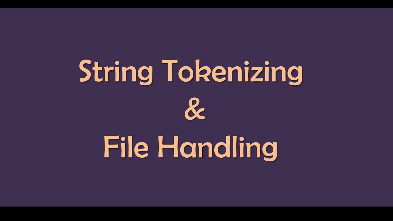 String Tokenizing and File Handling | Java Program Explained | ISC Class 11
