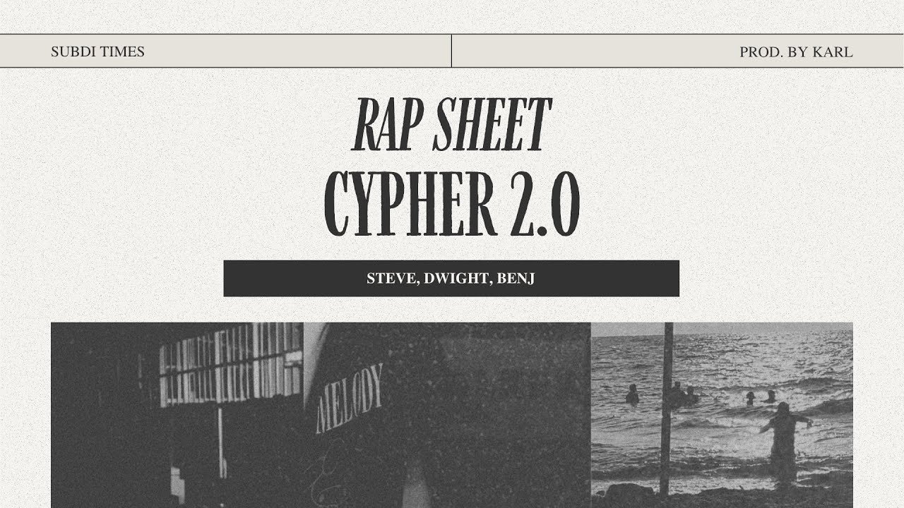 Rap Sheet Cypher 2025 ft. Steve, Benj, Dwight (Prod. by Karl)