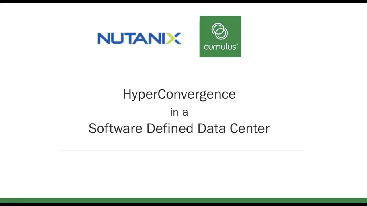 Webinar: Deploying True Hyper Convergence with Open Networking