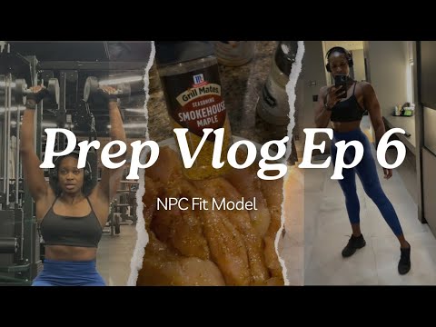 NPC Fit Model Prep Series Ep 6 - Houston's Top Gyms! Meal Prep, Push Day, Posing w/ Coach Jourdanne
