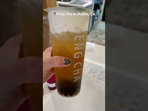 #fengcha in #dublin #boba #tea #softopening #cheesefoam #bobatea #sip #bayarea #foodie #bobalove
