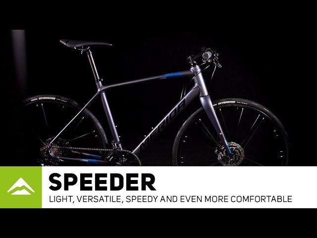 Велосипед Merida Speeder 100 28 matt dark grey (blu/pin/blk) Серый ...