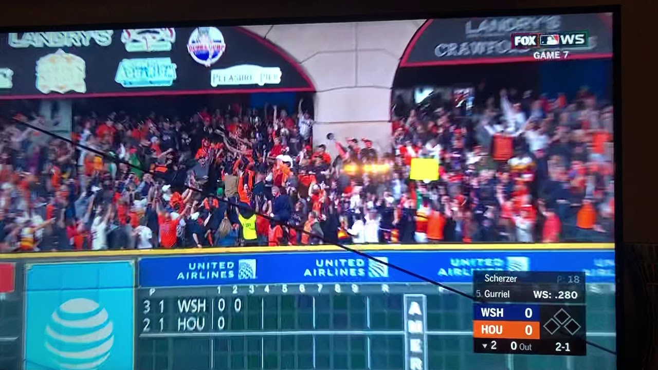 Yuli Homer On Scherzer - GAME 7 2019 WORLD SERIES