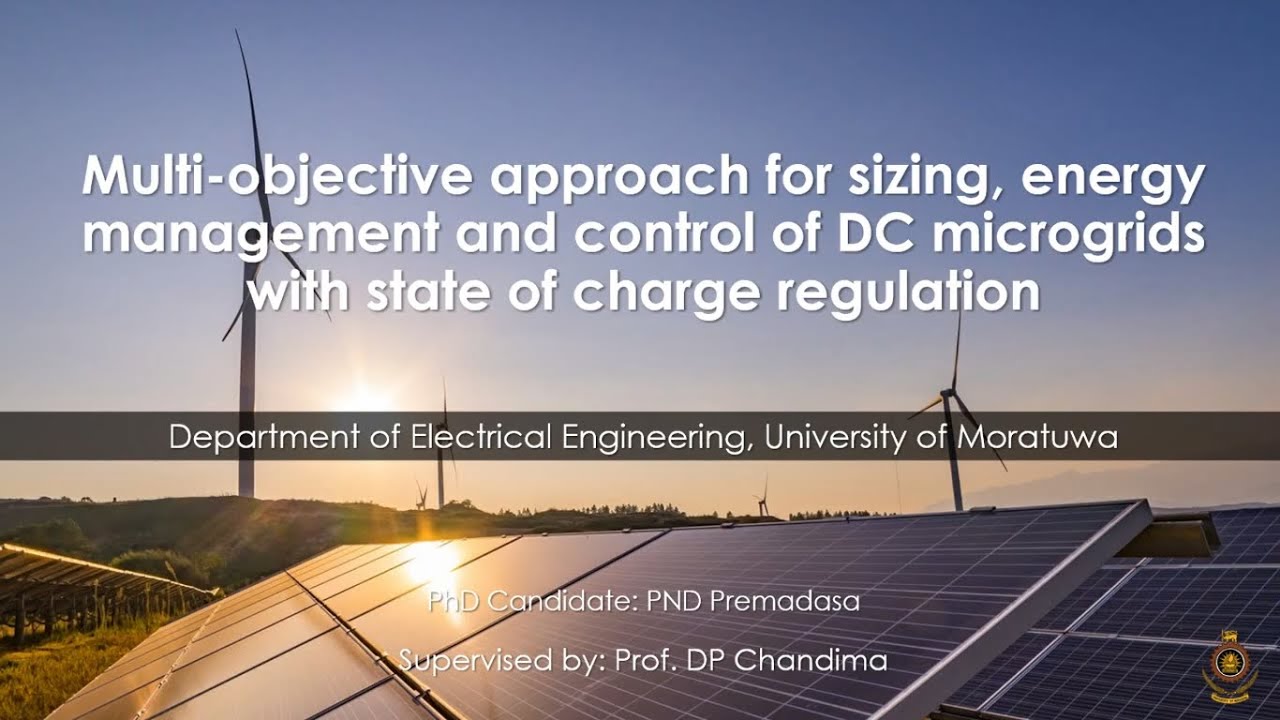 Multi-objective Approach for Sizing, Energy Management and Control of DC Microgrids