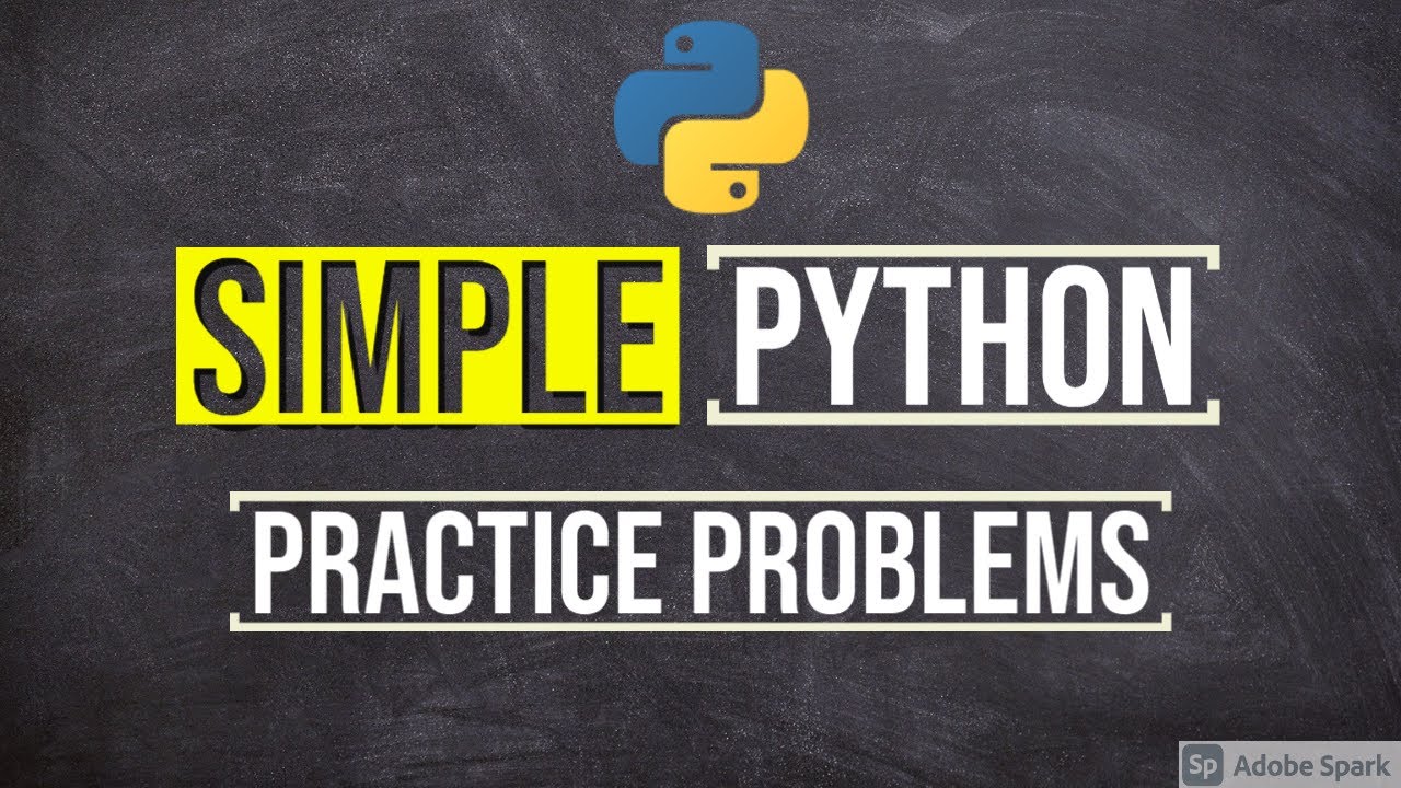 Python practice coding problems for beginners - Problem set #1 - Part-1 - 10 problems
