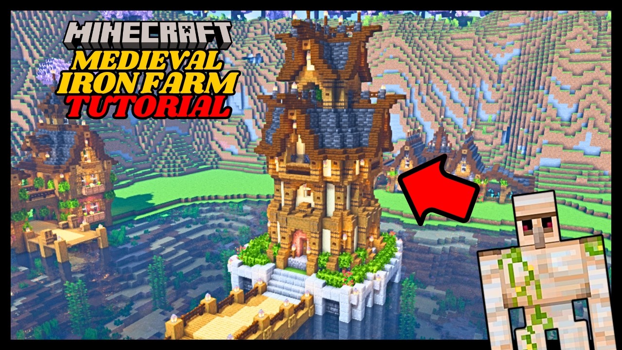 EASY! Medieval Iron Farm TUTORIAL | Minecraft - Minecraft Builders