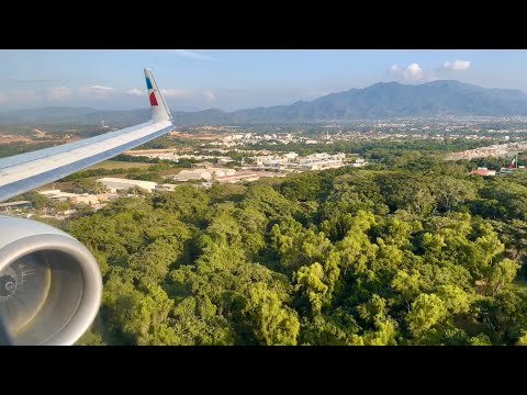 American Airlines 737 Landing at Puerto Vallarta International Airport (PVR)!