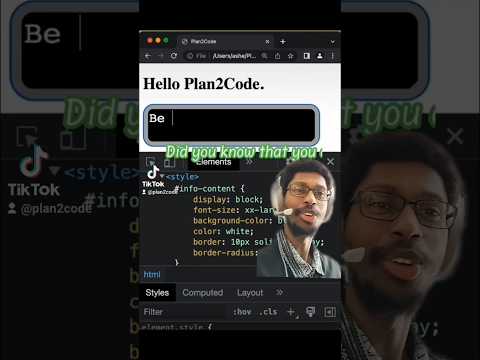 Did you know? Change Text Color in Text Area #CSS #HTML #BlackInTech #Code #WebDeveloper #Plan2Code