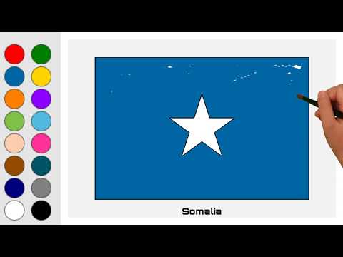 Flag of Somalia - Africa