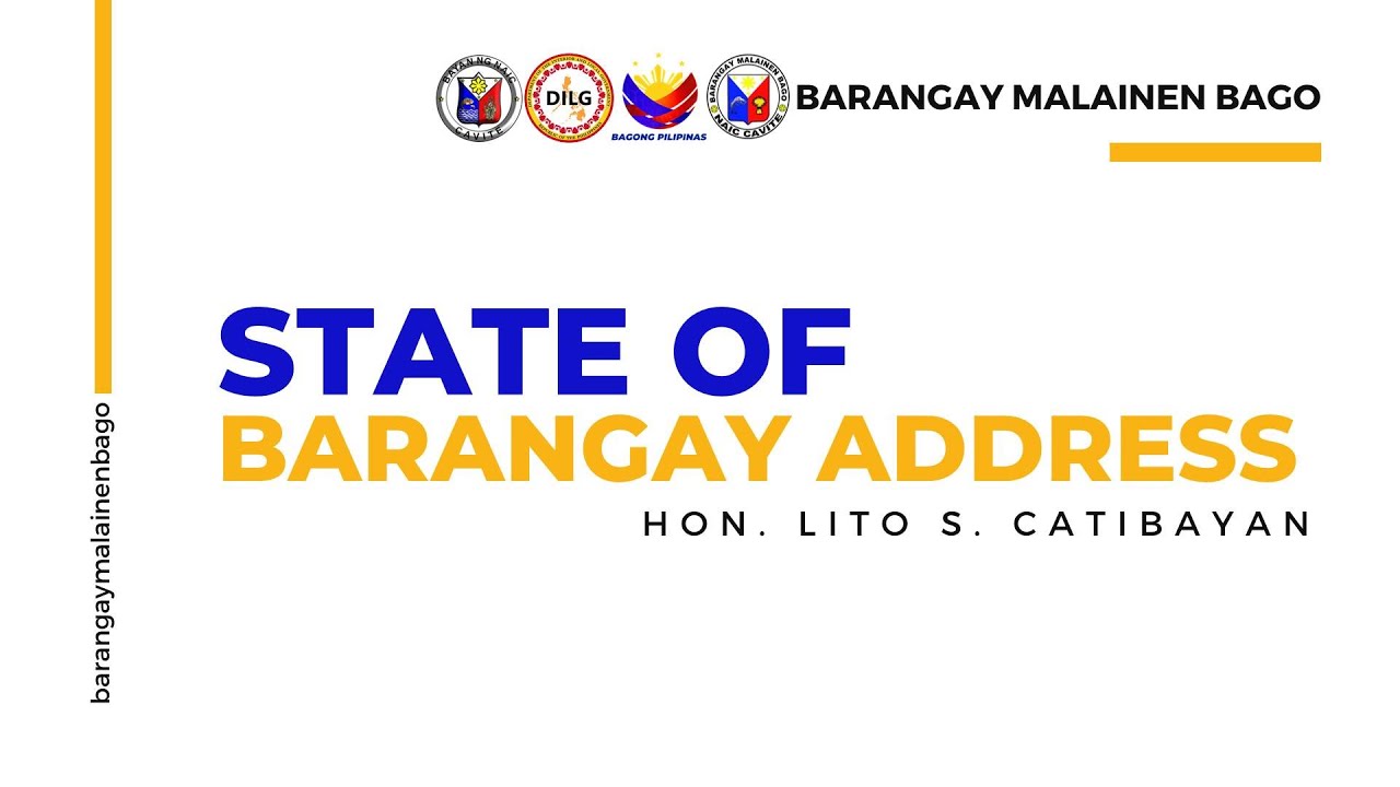 1st Semester CY 2024 | Barangay Assembly | State of the Barangay Address 2024
