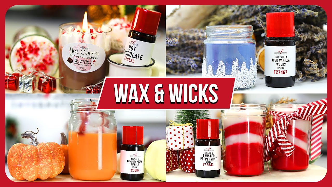 Choosing the Best Wax & Wicks for Your Candles