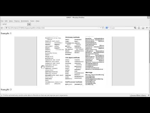 HTML5 Canvas PDF Reader