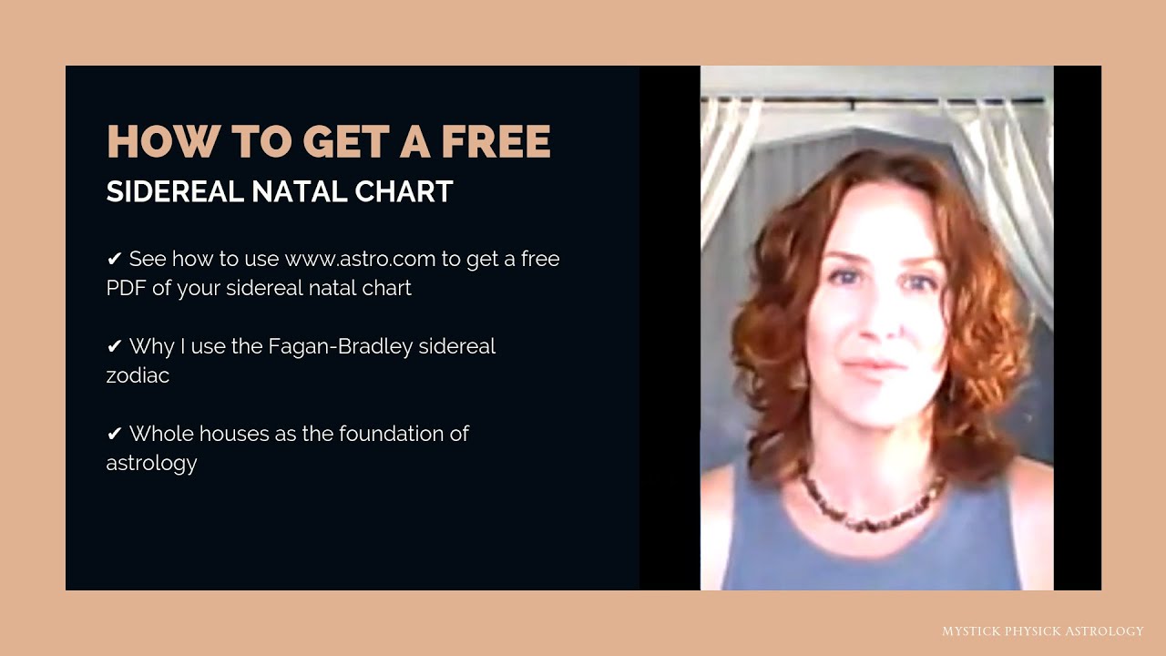 How to Get Your Free Sidereal Natal Chart