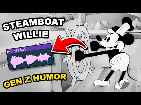Steamboat Willie But I Added Goofy Ahh Sound Effects 💀💀💀