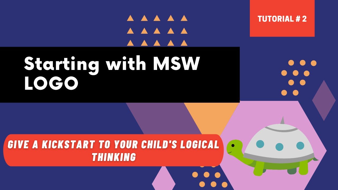Getting started with MSW LOGO |  (Logo Programming for Beginners) | Tutorial #2