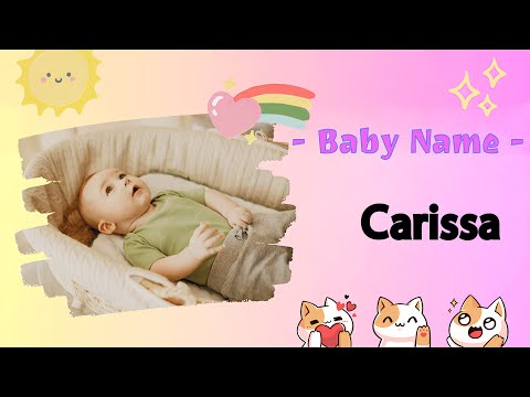 CARISSA | Carissa name meaning | Girl Name Meaning | Grace, kindness (2023)