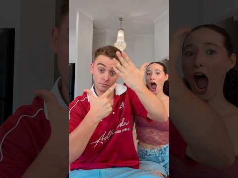 Disappearing finger MAGIC TRICK! 👀😱😆 | Jasmin and James #Shorts