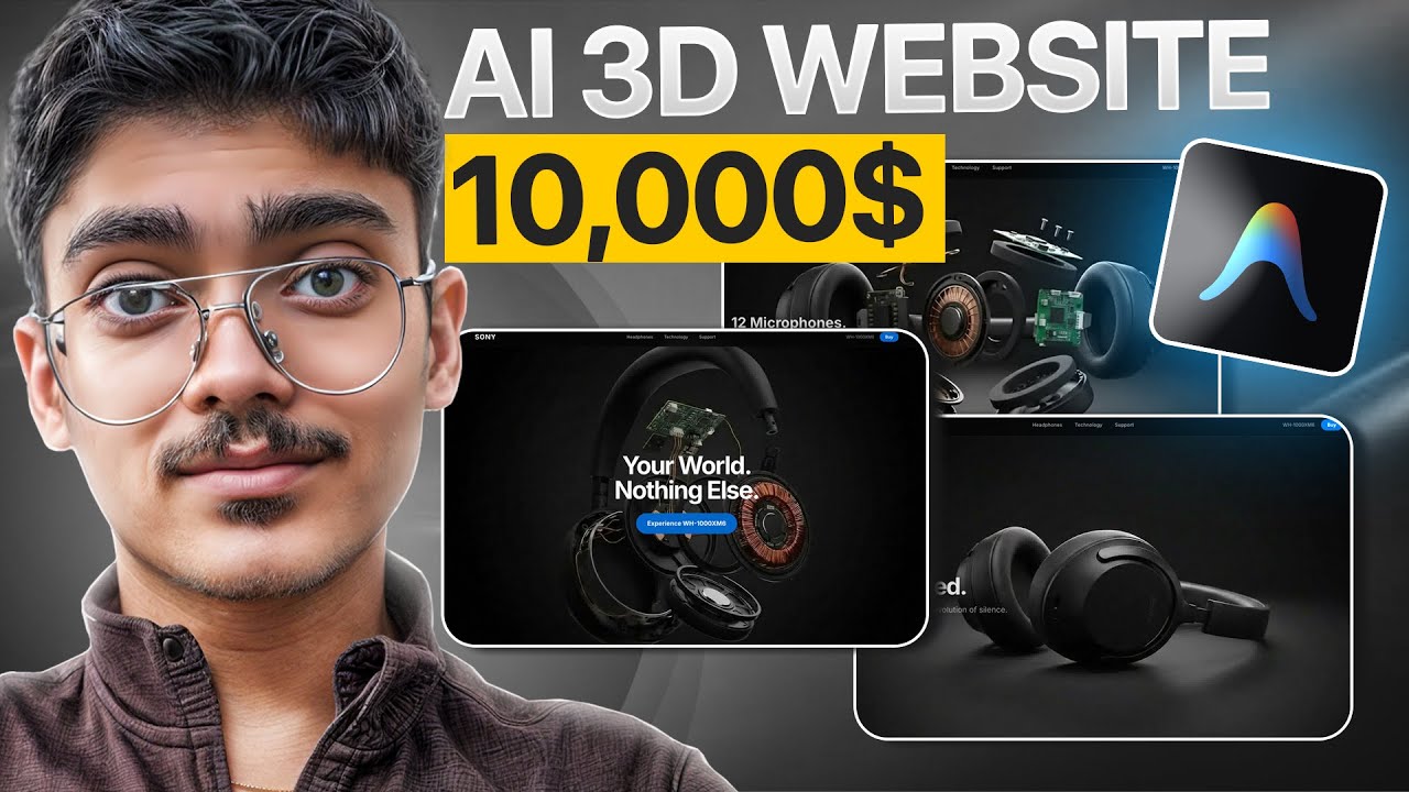 Build $10,000 AI 3D Websites in 10 Minutes (Google Anti-Gravity Full Tutorial)