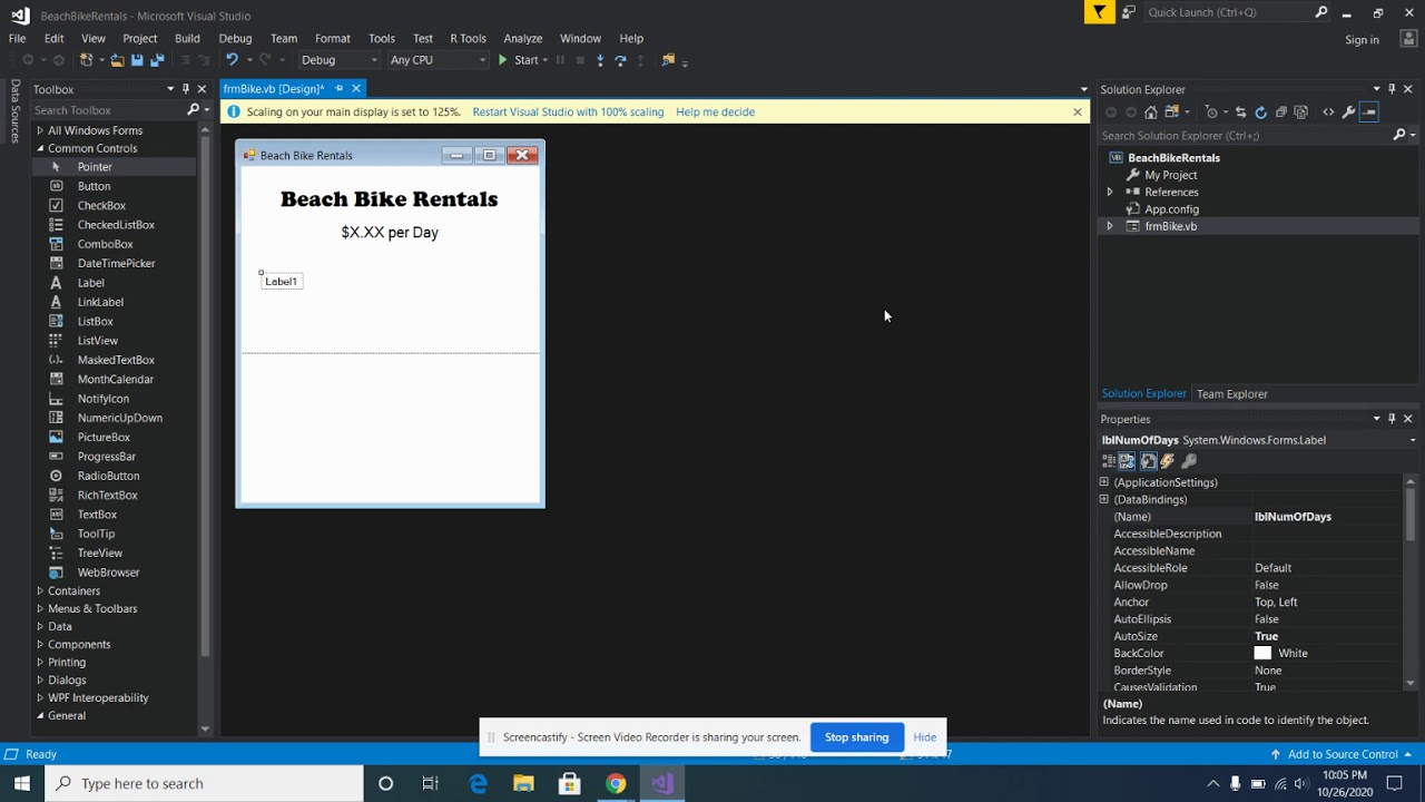 Visual Basic Chapter 4 Guided Program Development