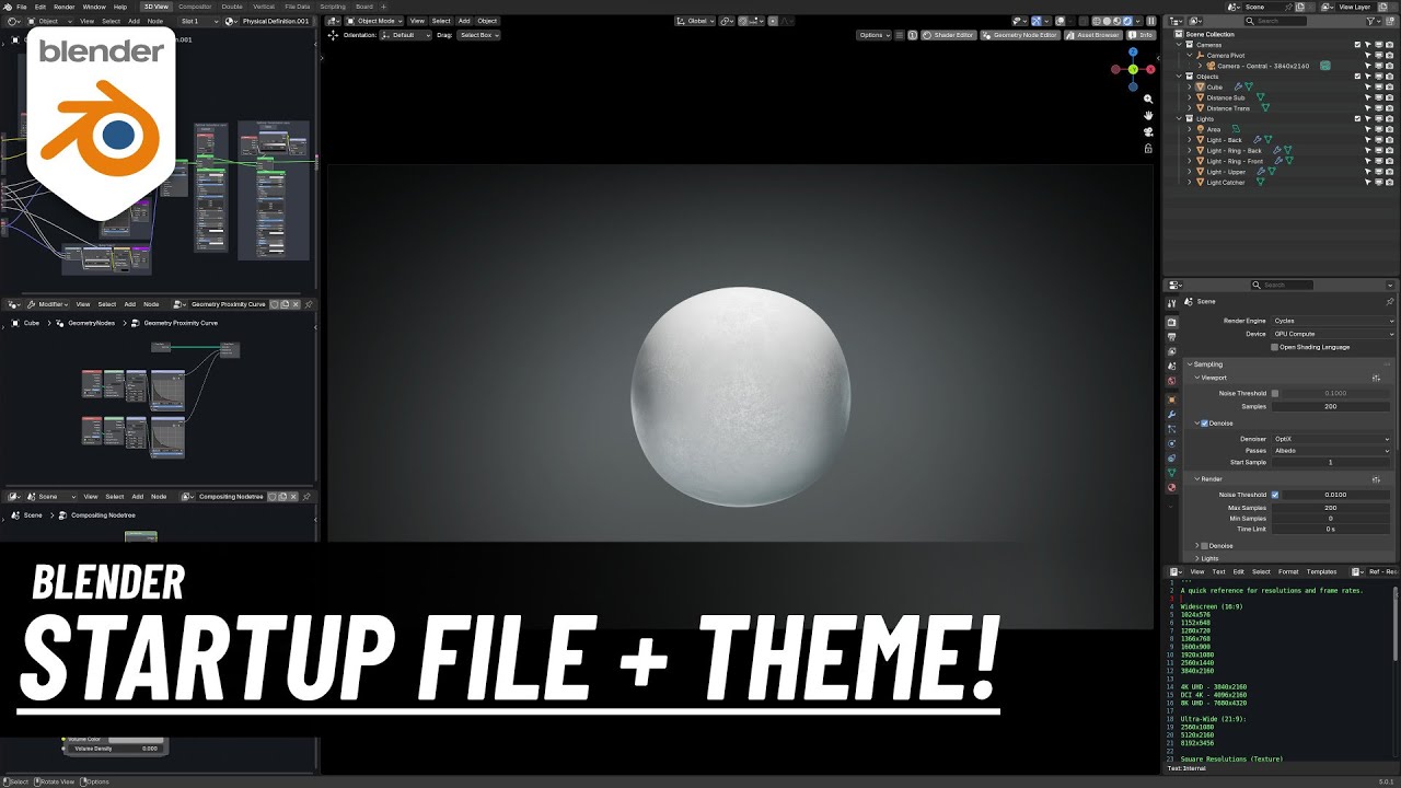My NEW Blender Startup File! (5.0.1)