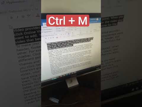 Increase Indent in Word😮 #word #msword #shortsvideo #shorts #tricks #eleganceacademy #indent #tips