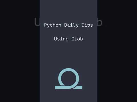 Daily Python Tips - Using Glob #Shorts