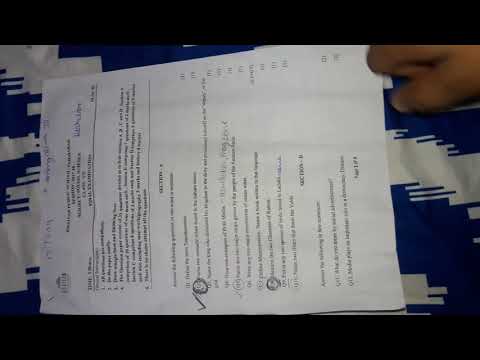 Class7 sst question paper term2 Video Lecture - Class 7