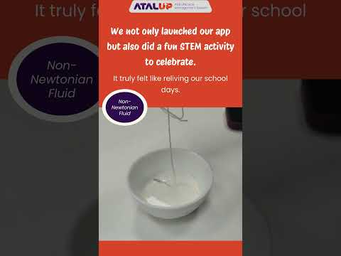 A Free STEM app launched by ATALUP to help schools explore STEM | Non-Newtonian Fluid | Oobleck