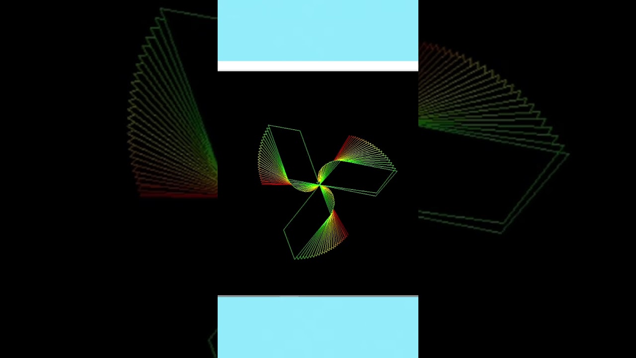 Python turtle graphic code-3sides parallelogram