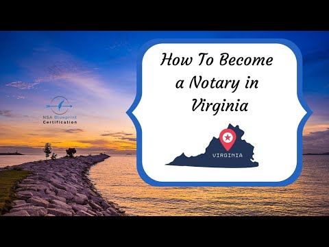 How to Become a Notary in VA - NSA Blueprint