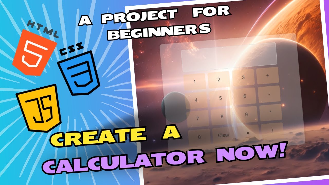 Create a Basic Calculator using HTML, CSS, and JavaScript - Beginner Tutorial