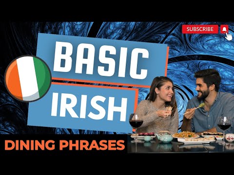 Basic Irish Dining Phrases | How to order food in Irish