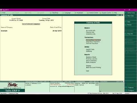 8.12 Processing Employer's PF and Generating PF Challan | Tally ERP 9 Full Tutorial in English