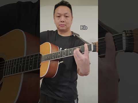 Bb Chord on Guitar #guitartutorial #chords #guitarlesson