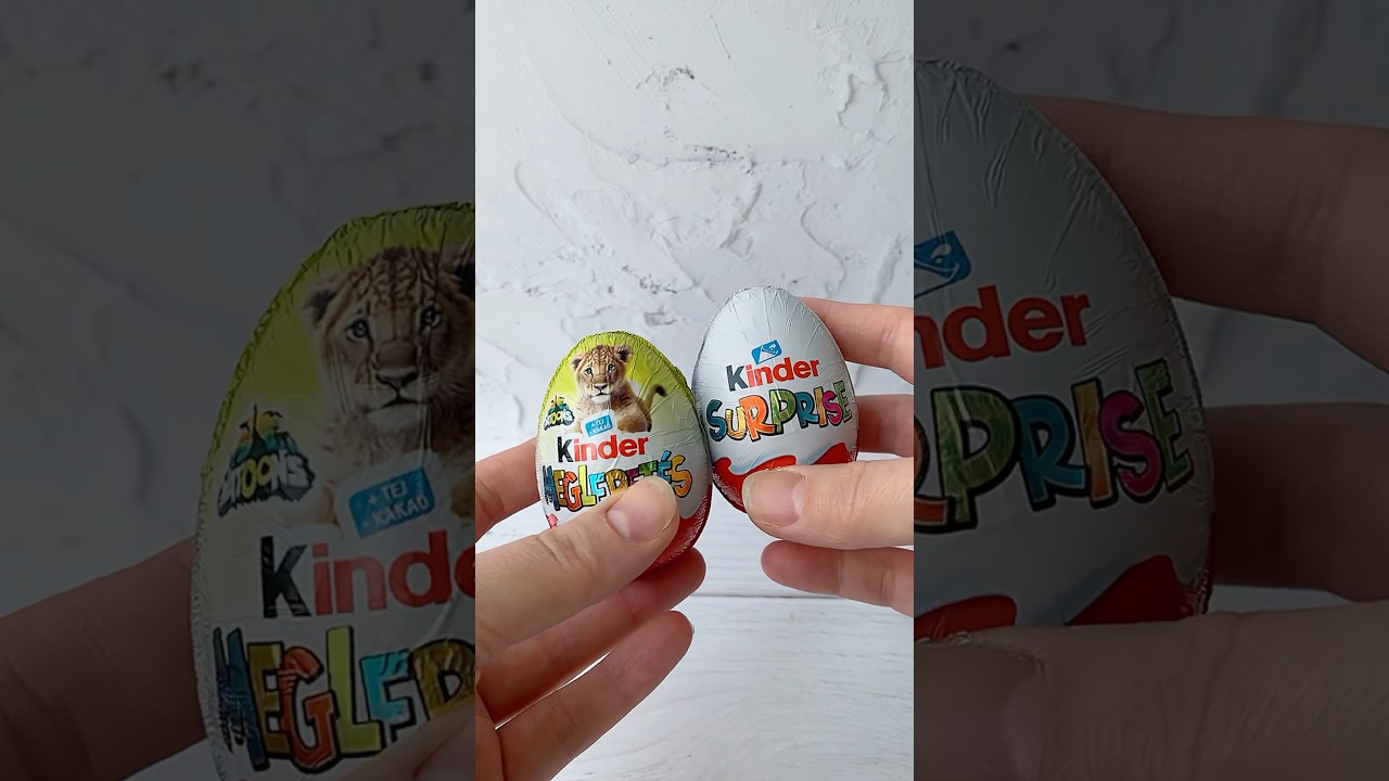 Mix Kinder Surprise eggs ASMR unboxing Marvel vs Natoons #unboxing #asmr #unpacking #kinder #toys