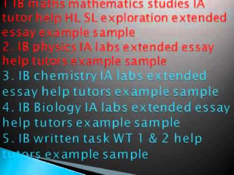 MATH HL EXTENDED ESSAY EXAMPLES – NATEWHEE14 BLOG