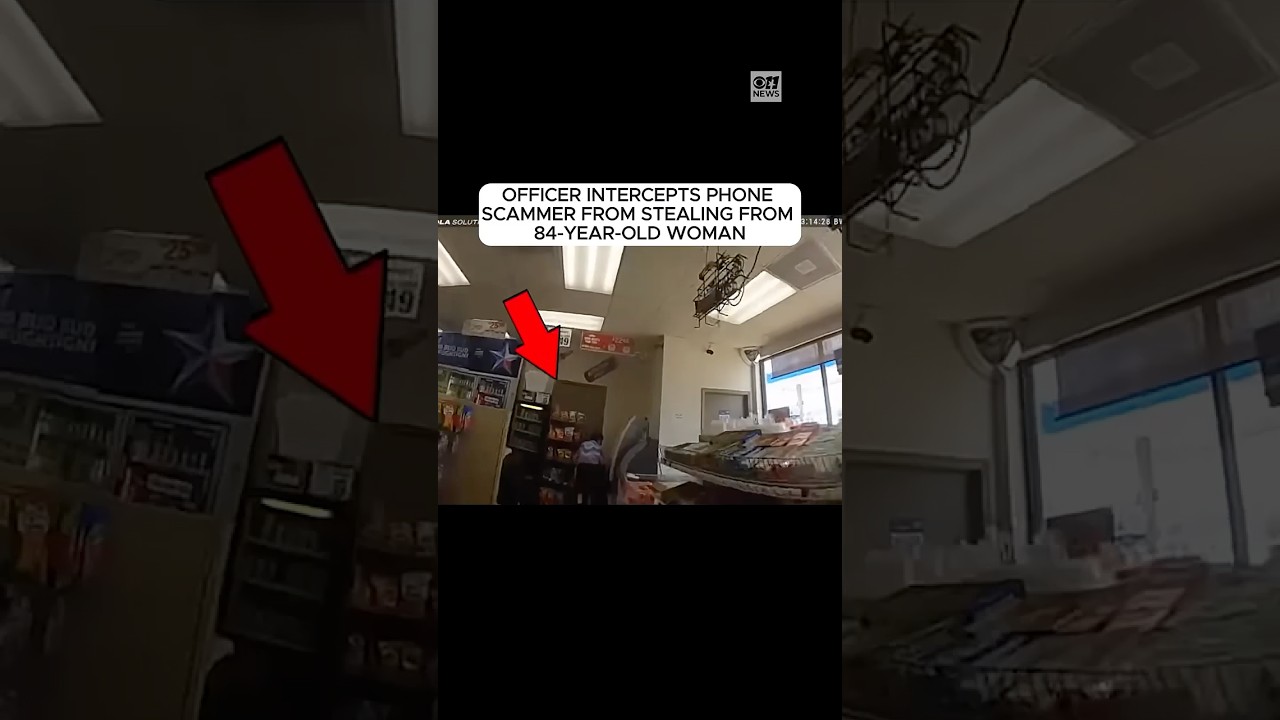 Officer Saves 84yo From Phone Scammer