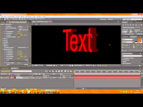 How To Create 3D Text On Adobe After Effects - Better Then Layer Upon Layer Method