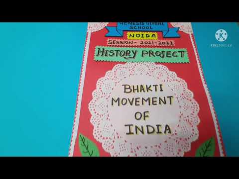 history project on bhakti movement of india #history #cbseprojects #bhaktimovement