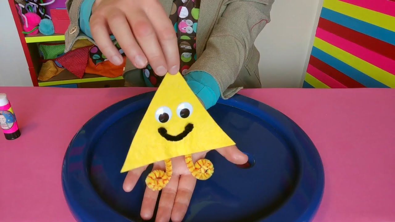 Make Your Own Triangle! The Shapes | Mister Maker