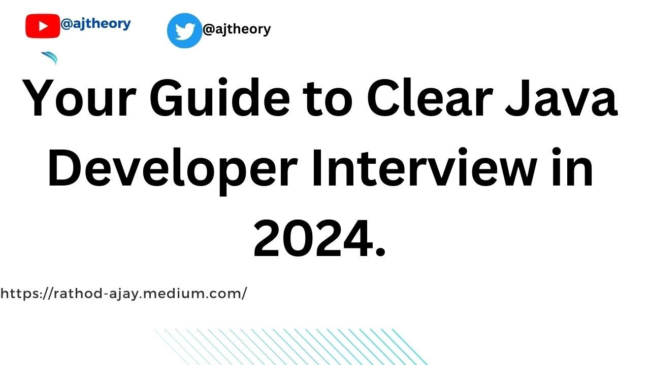 Your Guide to Clear Java Developer Interview in 2024. #java #interview #javainterviewquestions