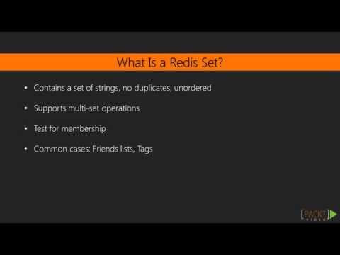 Learn Learning Redis Sets and Membership | packtpub com - Mind Luster